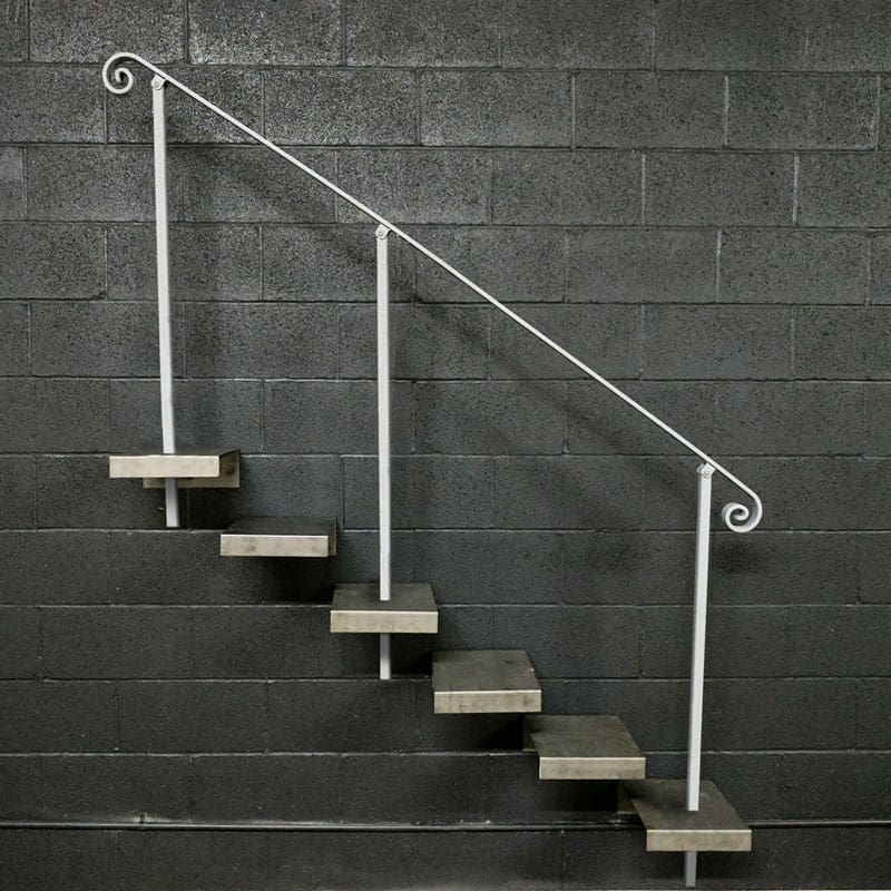 2 to 6 Foot Standard EZ Rail with In Ground Posts