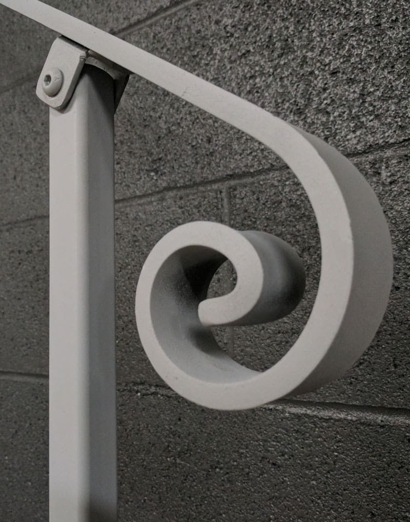 2 to 6 Foot Standard EZ Rail with In Ground Posts