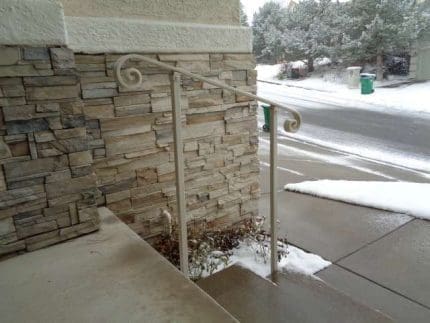 2 to 6 Foot Standard EZ Rail with In Ground Posts