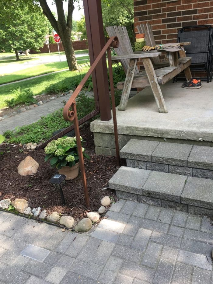 2 to 6 Foot Standard EZ Rail with In Ground Posts