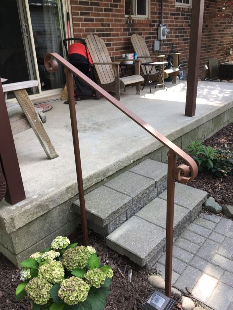 2 to 6 Foot Standard EZ Rail with In Ground Posts