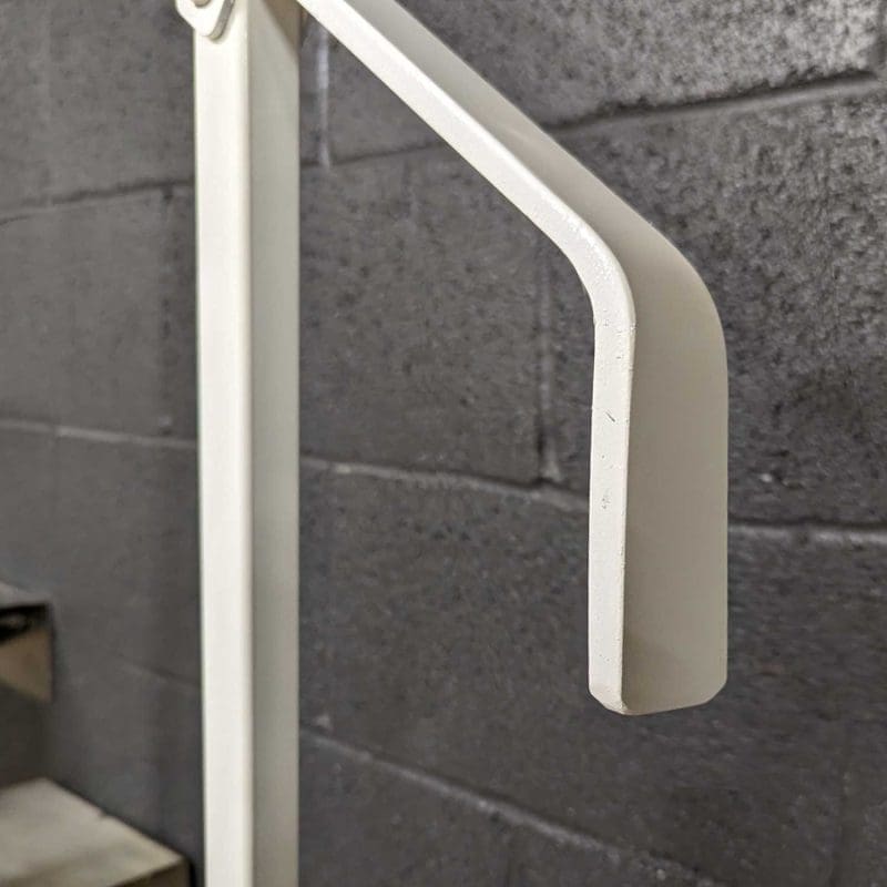 6 to 10 foot In-Ground Steel Handrail for Stairs | EZ Rails