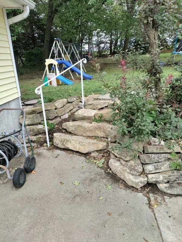 2 to 6 Foot Standard EZ Rail with In Ground Posts