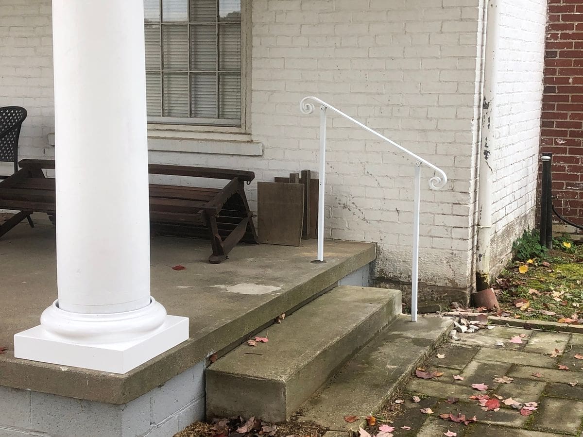 2 to 6 Foot Standard EZ Rail with In Ground Posts