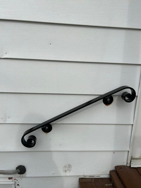 EZ Rails - Gallery of EZ Rail Handrails Mounted on Stairs