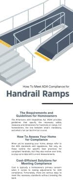 How To Meet ADA Compliance for Handrail Ramps - EZ Rails