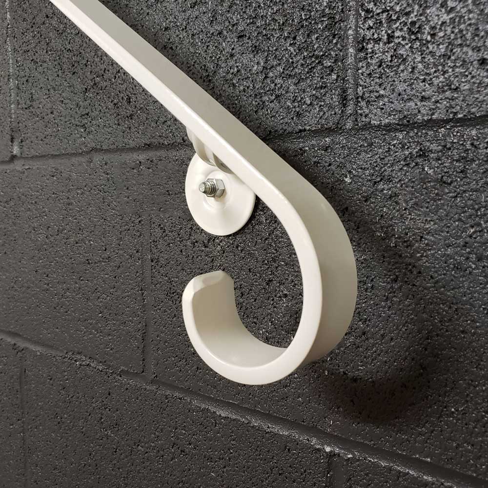 6 to 10 Foot EZ Steel Wall Rail | 8-Foot Metal Railing