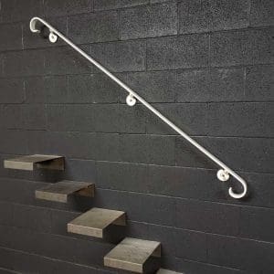 2 to 5 Foot Steel Wall Rail From EZ Rail