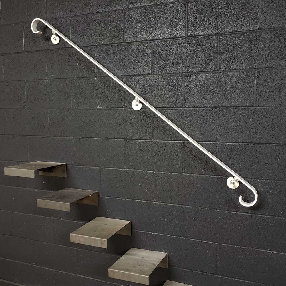 6 to 10 Foot EZ Steel Wall Rail | 8-Foot Metal Railing