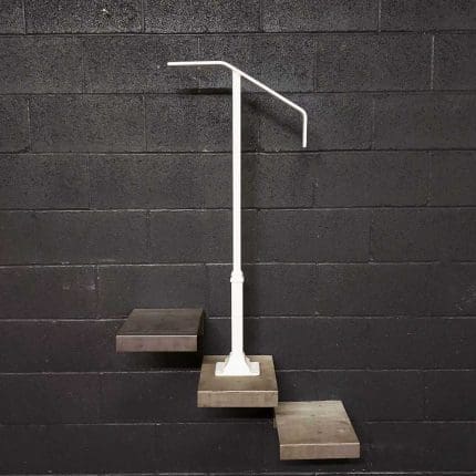 Steel Single Post Handrails & Grab Rails for Stairs Archives - EZ Rails