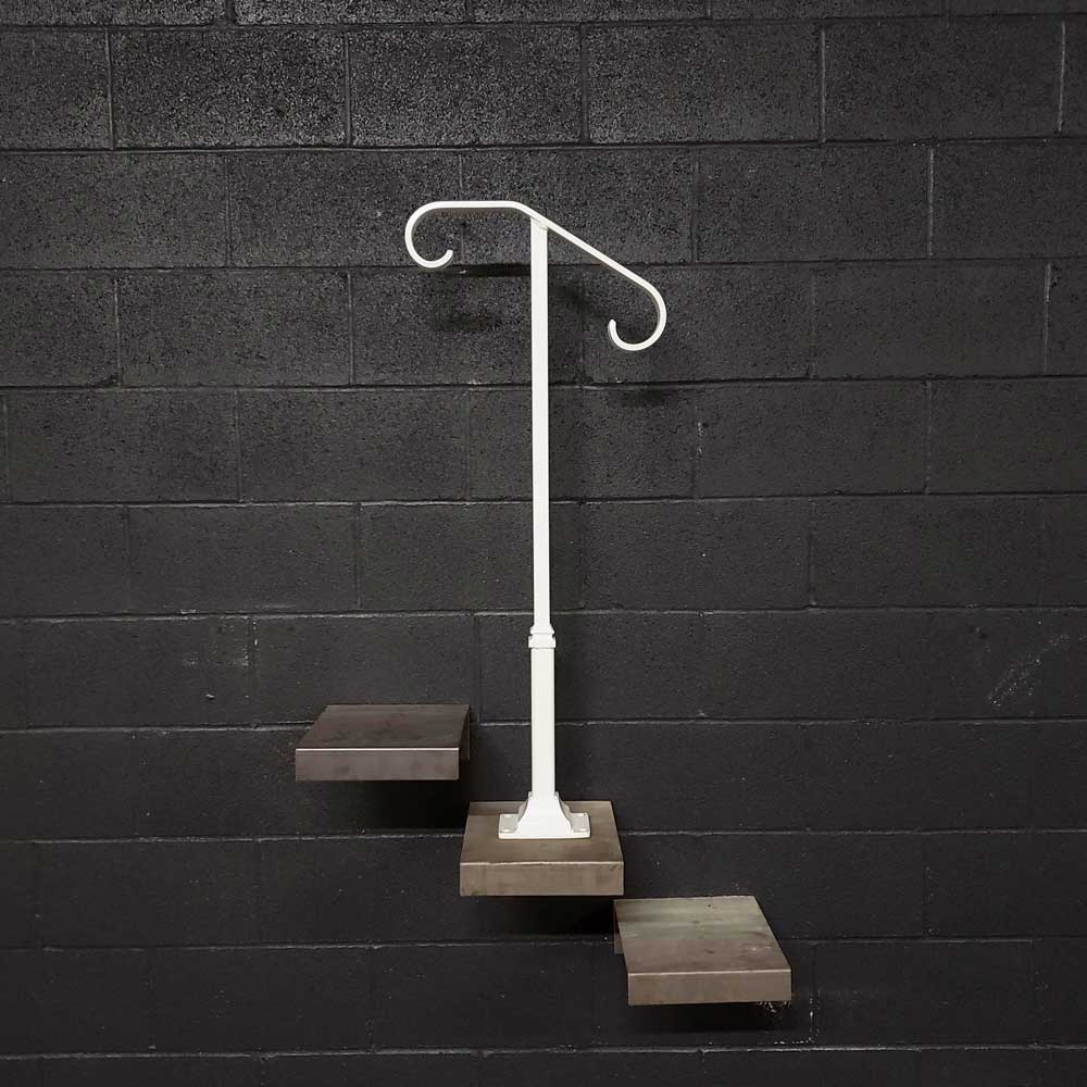 Modern In Ground Handrail for Stairs | EZ Rail